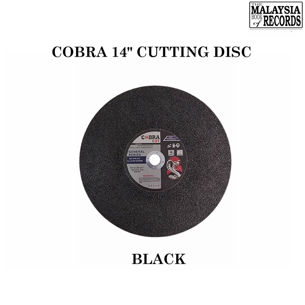 COBRA 14" CUTTING DISC (Black,Green,Red) | Shopee Malaysia