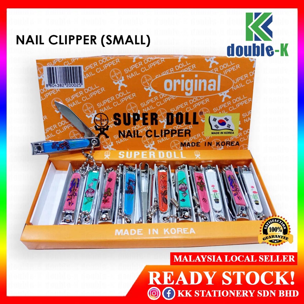 KOREA SUPER DOLL SK340 NAIL CLIPPER (SMALL) RM2.65/EACH | Shopee Malaysia