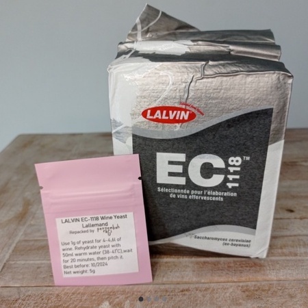 Lalvin EC-1118 Yeast, Repacked 5g | Shopee Malaysia
