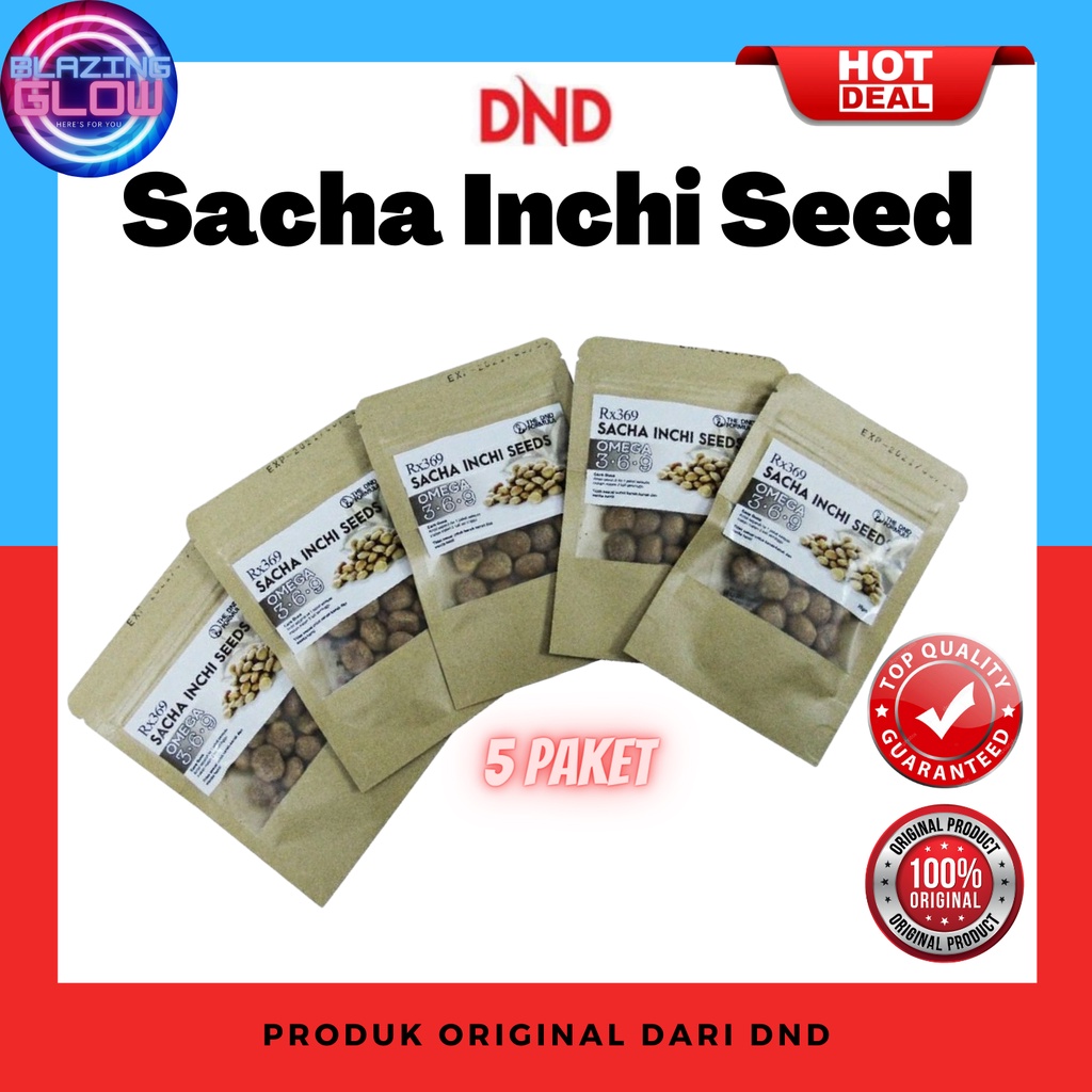 DND Sacha Inchi Seed ( 5 Paket ) 🔥 Dr Noordin Darus Omega 3 6 dan 9 ...