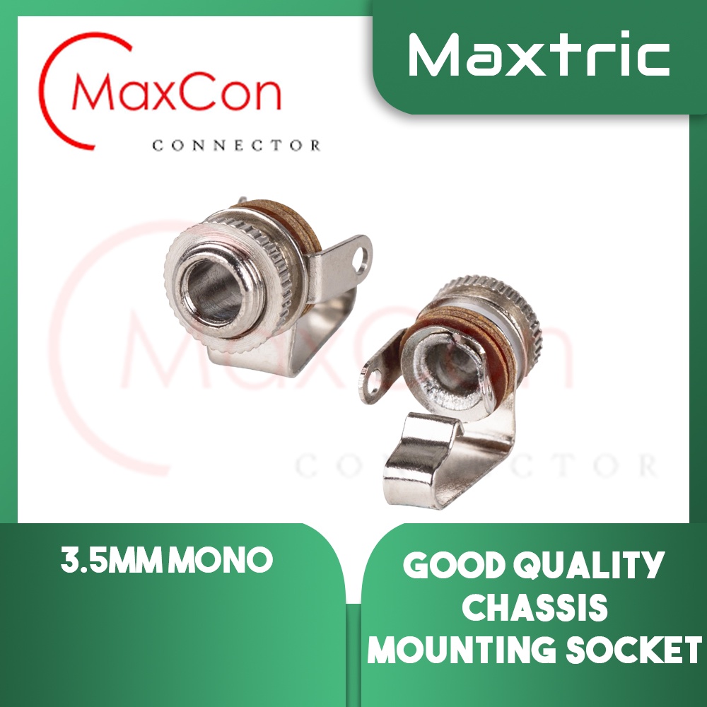 MaxCon 3.5MM Mono Chassis Mounting Socket | Shopee Malaysia