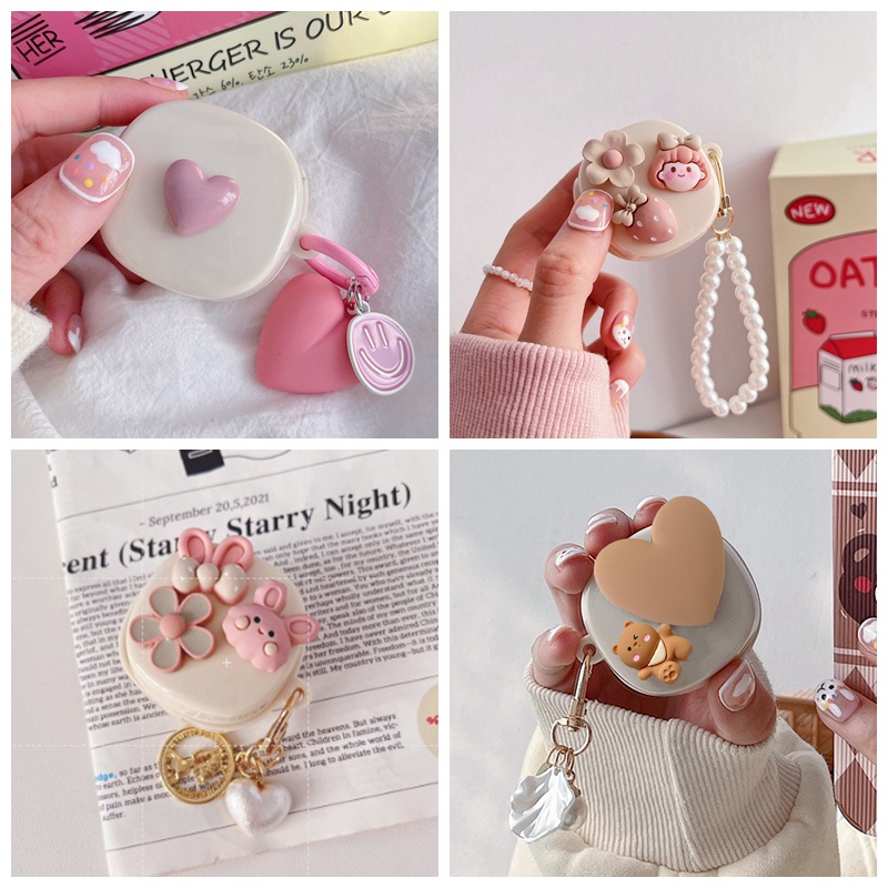 Cartoon earphone case For Baseus WM02 case Bowie E20 E19 E18 E17 E16 candy TPU Silicone Cover ...