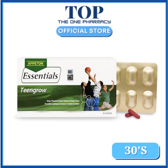 Appeton Essential Teengrow for Optimum Height and Growth (30's ...