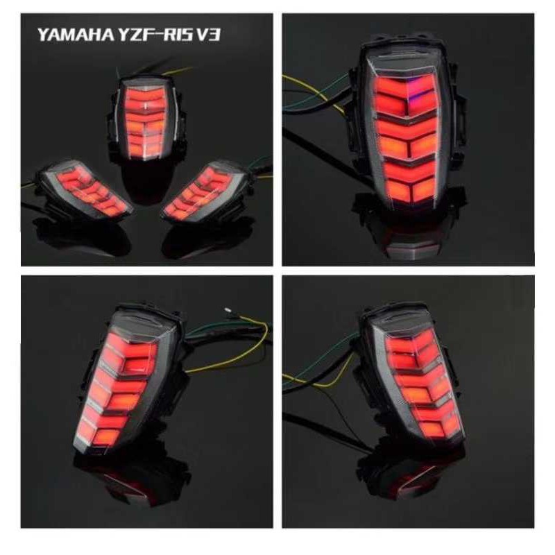 YAMAHA YZF R15 V3 TAIL LAMP INTEGRATED LIGHT GMA TAIL LIGHT IMPORT ...