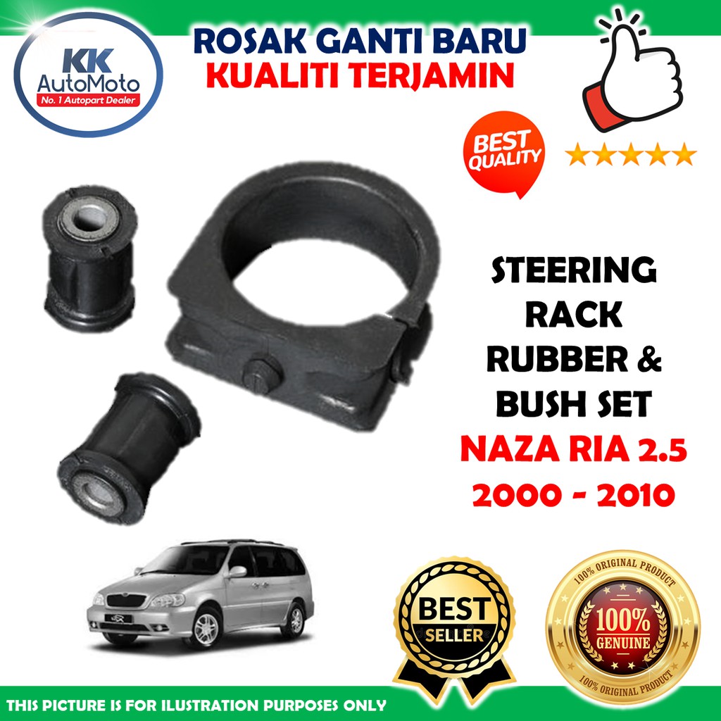 Naza Ria 2.5 Model 2000 - 2010 2 Biji Premium OEM Set Steering Rack ...
