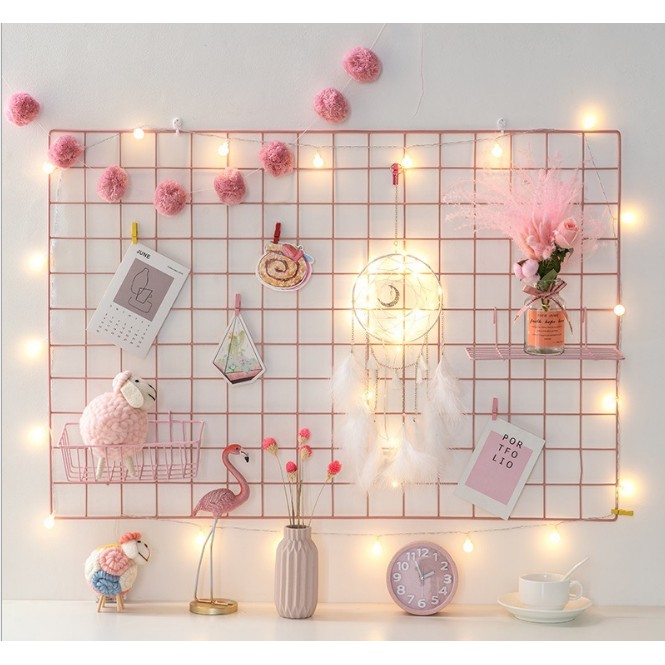 wall iron grid photo wall frame for photo display 1pc / Organizer Wall ...