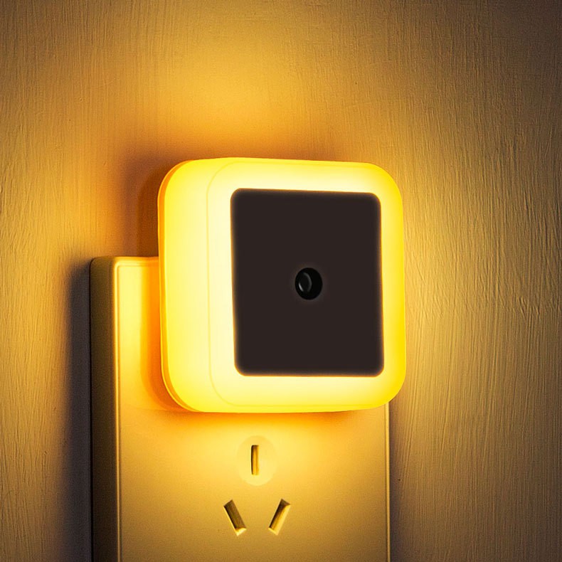 LED Light Socket Plug Automatic Night Lamp Indoor Bedroom Living Room ...