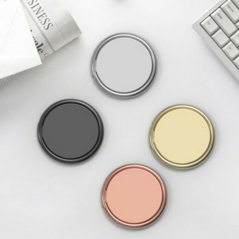 Universal 360 Rotating Round Shape Stainless Mirror Ring Stand Holder ...