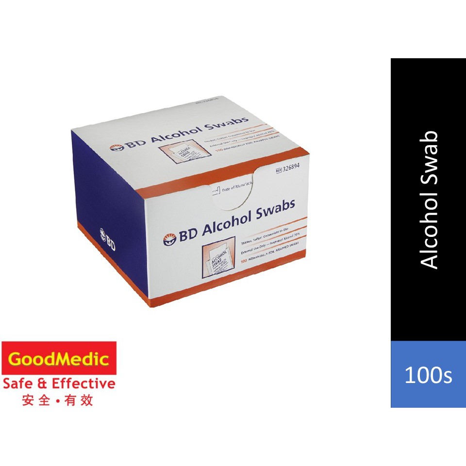 BD Alcohol Swab (100s) | Shopee Malaysia