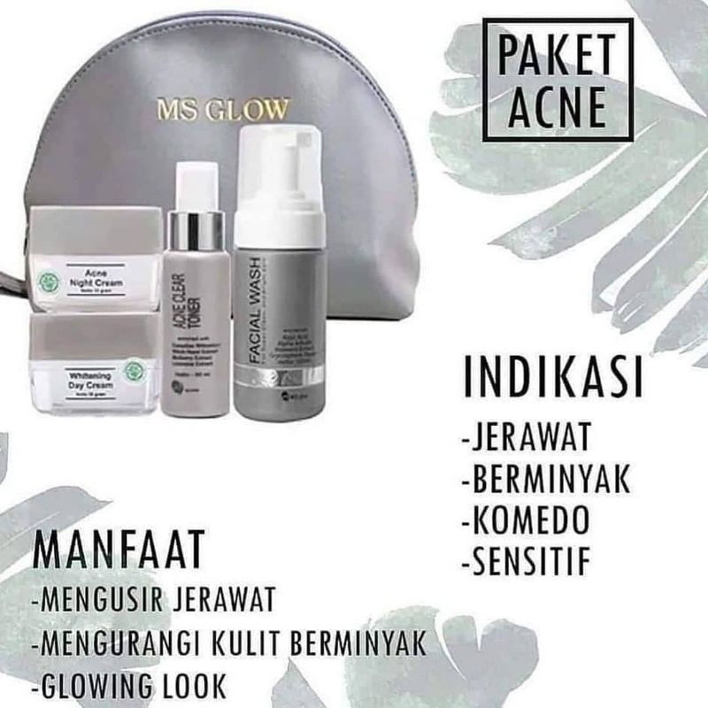 Original MS GLOW ACNE PACKAGE | Shopee Malaysia