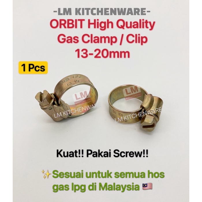 GAS HOSE CLIP / GAS HOSE CLAMP / KUNCI PAIP Gas / WAYAR GAS KLIP / HAND ...