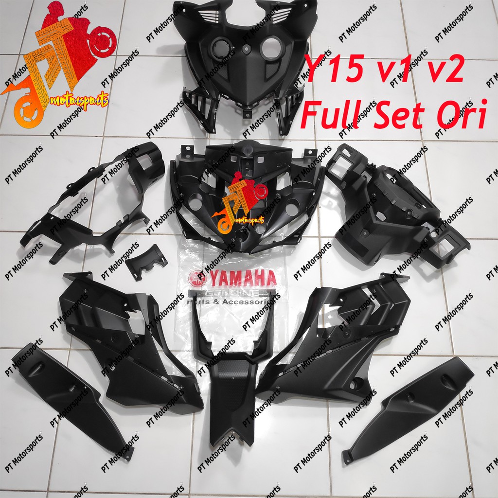 100% HLY Yamaha Ysuku Inner Hitam Y15 Y15ZR V1 V2 Inner Full Set 10pcs Original HLY 100% dan OEM ...