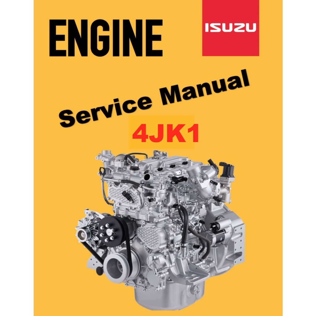 ISUZU ENGINE 4JK1 SERVICE WORKSHOP MANUAL- ISUZU D-MAX | Shopee Malaysia