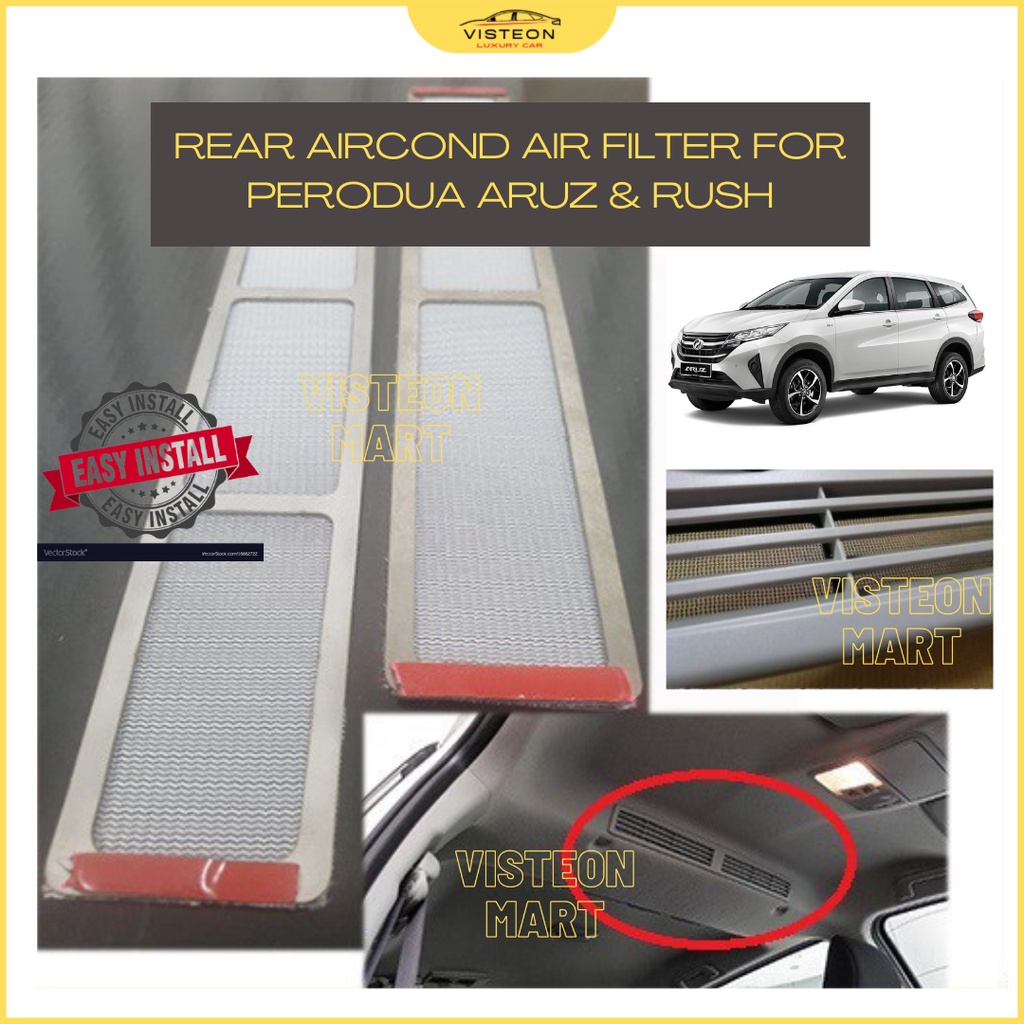 Perodua Aruz, Rush & Terios Rear Aircond Filter | Shopee Malaysia