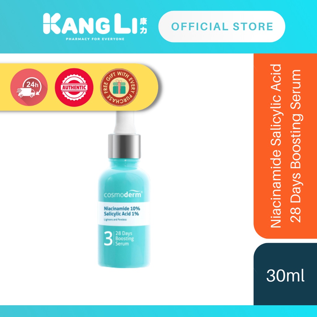 Cosmoderm Niacinamide Salicylic Acid 28 Days Boosting Serum 30ml ...