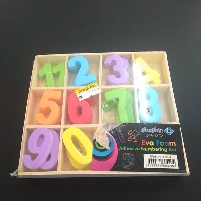 EVa FOAM NUMBERING SET | Shopee Malaysia