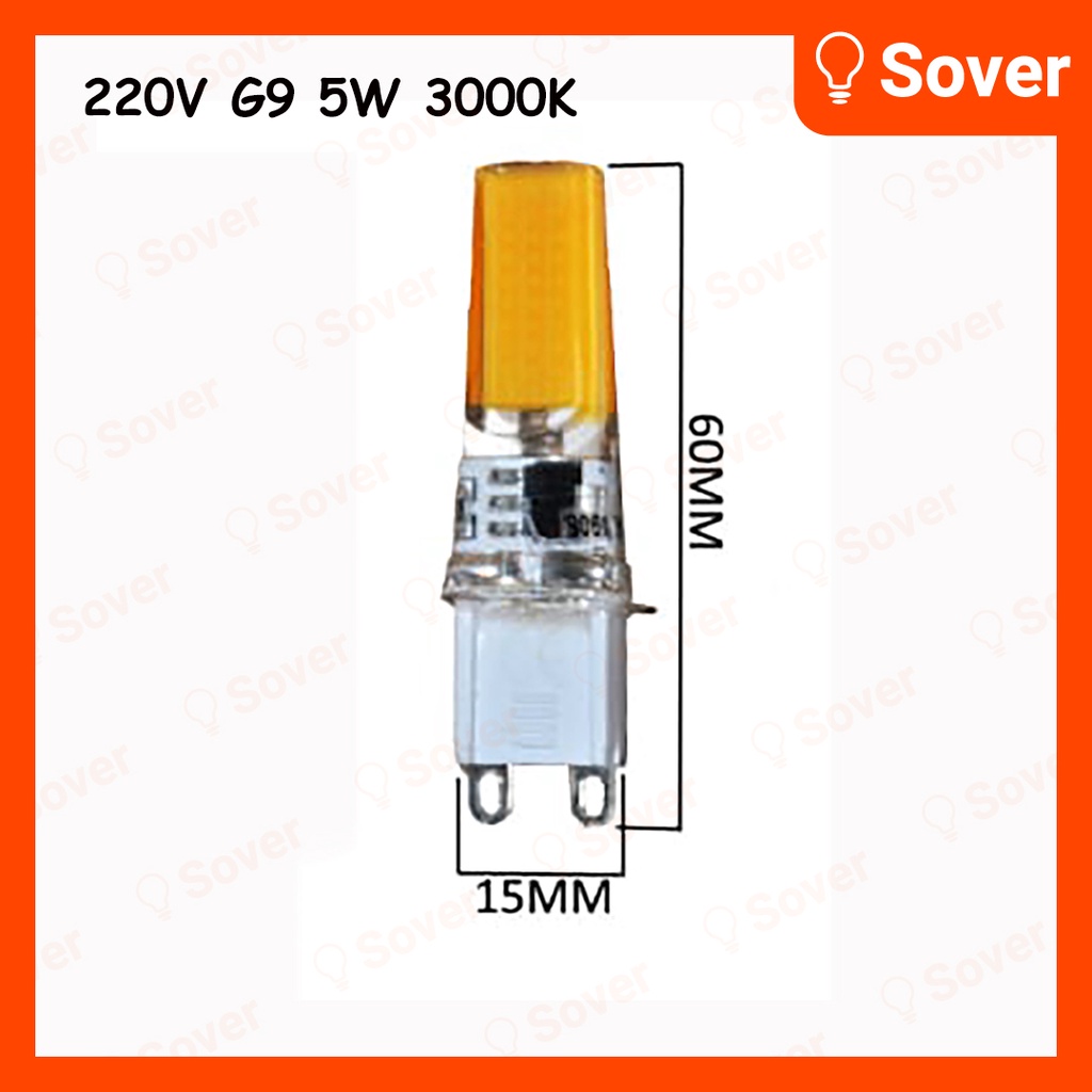 12V or 220V G4 G9 E14 1.5W 3.5W 5W 5.5W 7W 35W 50W Led Corn bulb COB ...
