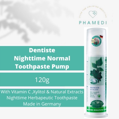 DENTISTE Nighttime Normal Toothpaste Pump 120g | Shopee Malaysia