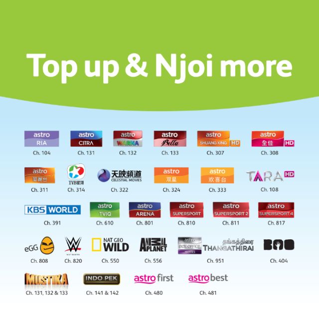 RELOAD PIN ASTRO NJOI | Shopee Malaysia