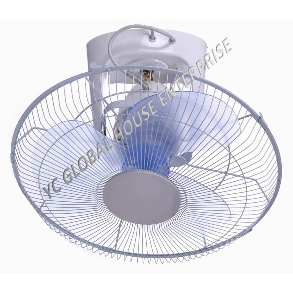 DC Orbit Fan 12Vdc 16 inch blade and 360 Degree Oscillation FAN ONLY (2 ...
