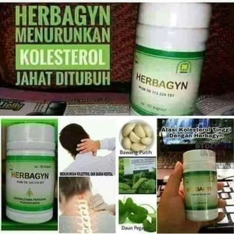 Herbagyn NASA Penurun kolestrol Dan lemak darah, 💯 ORIGINAL | Shopee ...