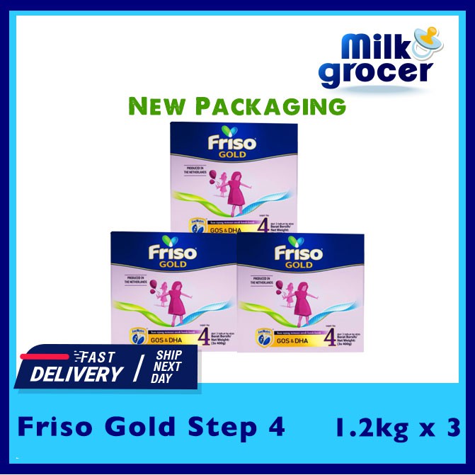 Friso Gold Step 4 1.2kg x 3(New Packaging) | Shopee Malaysia