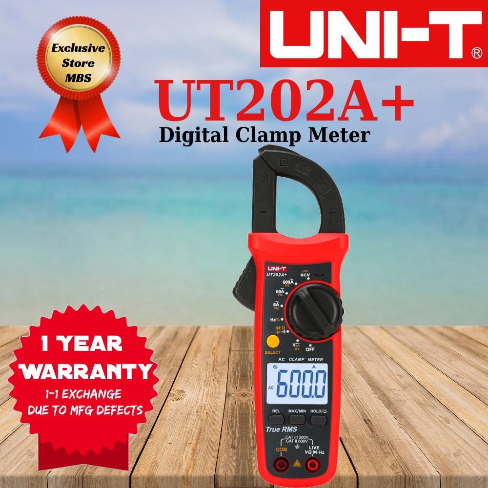 UNI-T UT202A+ Digital Clamp Meter | Shopee Malaysia