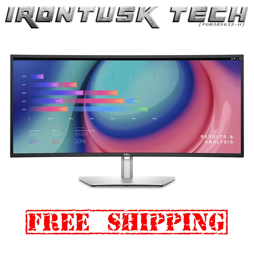 DELL ULTRASHARP 34" U3421WE CURVED USB-C HUB MONITOR - 3 YEARS DELL ...