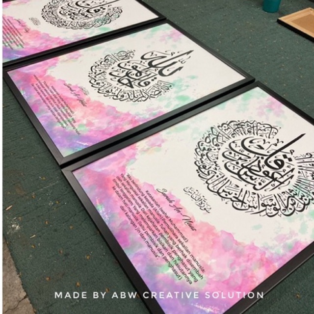 🔥READY STOCK🔥 A2 SIZE MINIMALIST WOODEN DECO FRAME (REG) 1 SET (3pcs ...