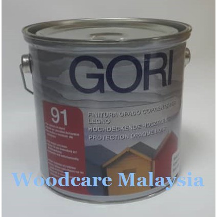 GORI 91 0.75L - Opaque Wood Stain (Snow White / Jet Black / Customised ...