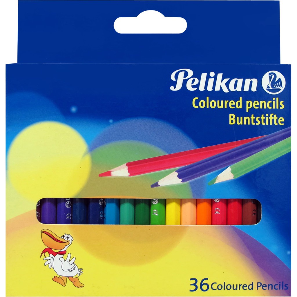 Pelikan Colour Pencil 36 Colours ( Short ) | Shopee Malaysia