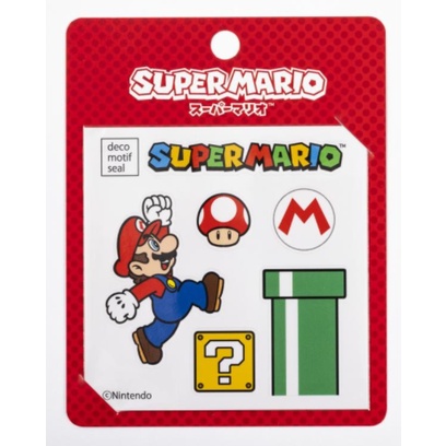 [SLE JAPAN] SUPER MARIO DECO MOTIF SEAL MARIO (COLLAB WITH KIWA ...