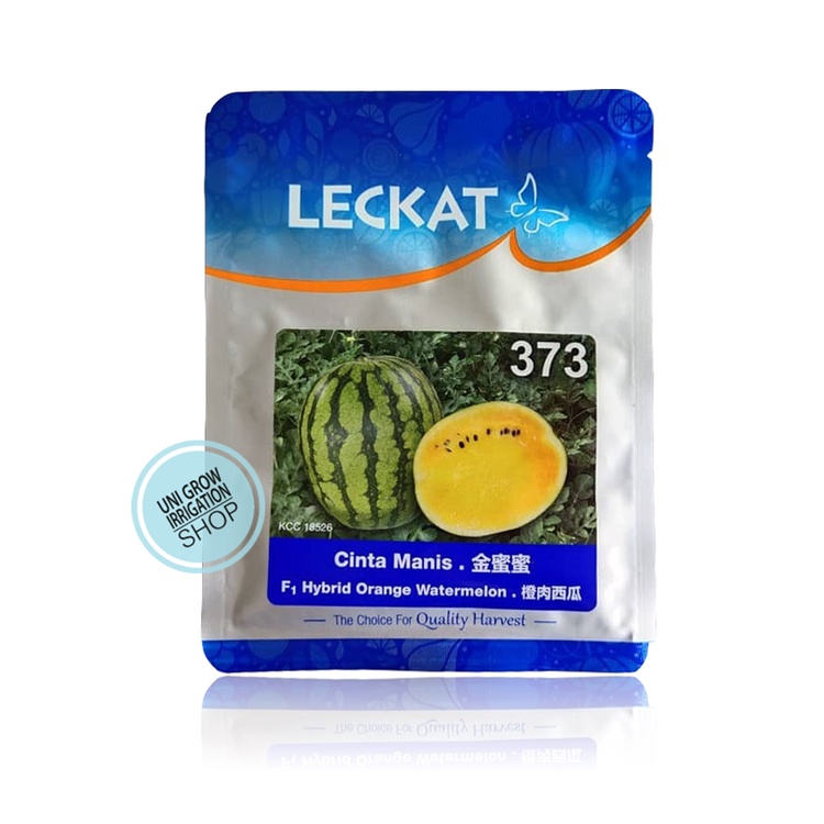 (20gm) +-200 Biji F1 Cinta Manis 373 Tembikai Kuning Benih Leckat ...