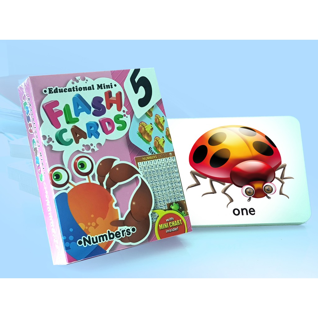 Little Sun : Educational MINI Flash Card - Numbers 1-20 | Shopee Malaysia