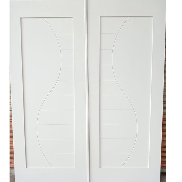 Pintu Kayu Utama Kembar Depan Rumah (Full Solid Core) Wooden Door ...