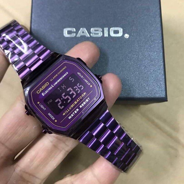 🔥CASIO MURAH VIRAL🔥 Limited Edition Deep Purple | Shopee Malaysia
