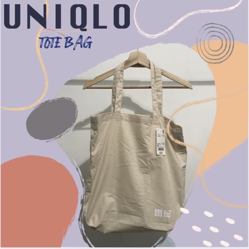 uniqlo custom tote bag-hand painted | Shopee Malaysia