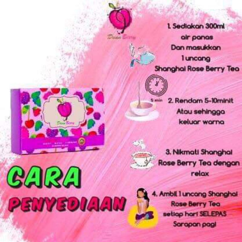Teh DaunBerry (RosBerry teh for Detox & slimming) | Shopee Malaysia