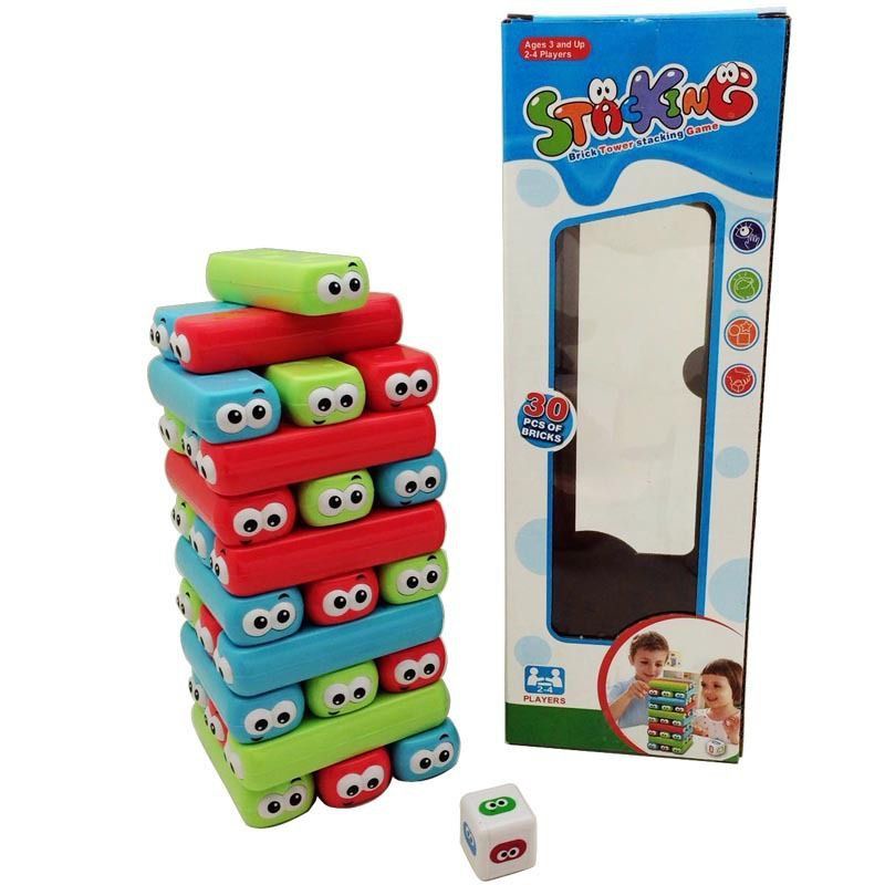 READY STOCK Bug Stackers Jenga Toy Early Learning Educational Stacking Block Game for Children ...
