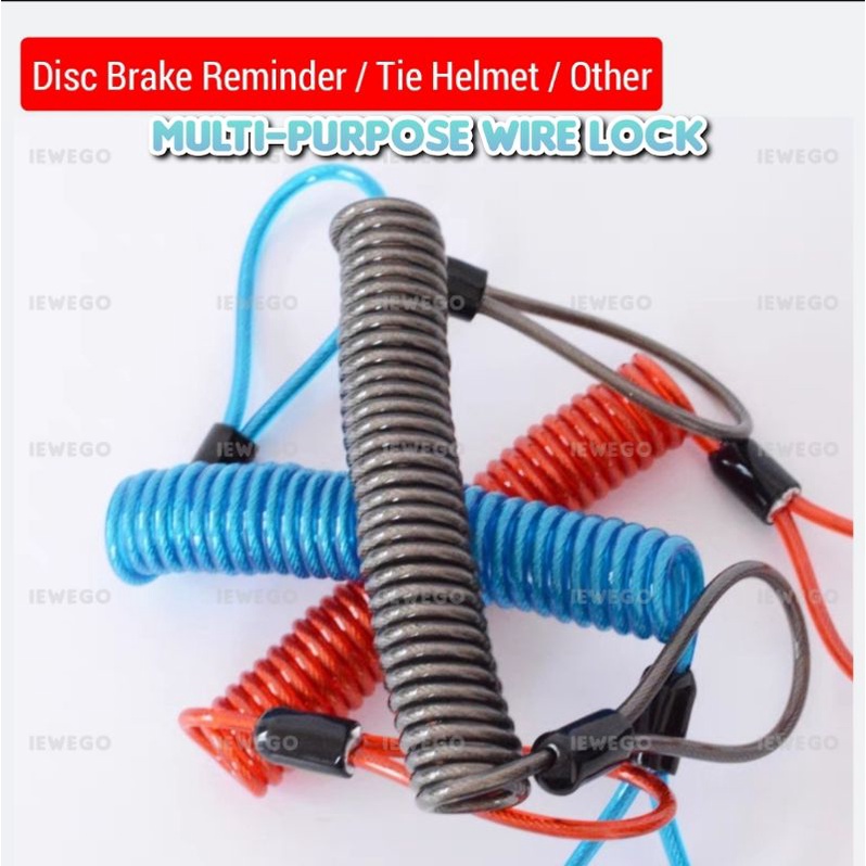 [ Ready Stock ] Multifunctional reminder rope/ Helmet Lock | Shopee ...