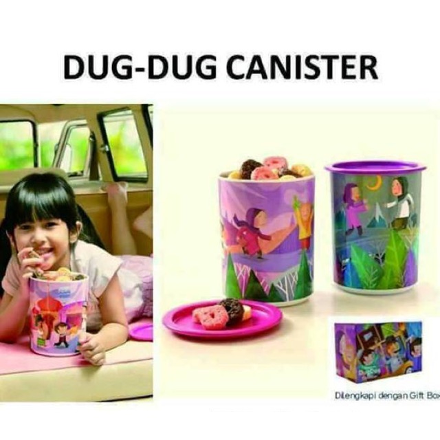 tupperware dug - dug canister set | Shopee Malaysia
