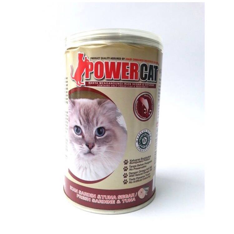 Powercat wetfood 400g Fresh sardine & tuna | Shopee Malaysia