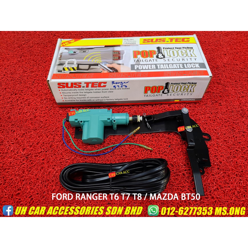 Ford Ranger T6 T7 T8 Wildtrak Raptor XLT / Mazda BT50 Tailgate Tail ...