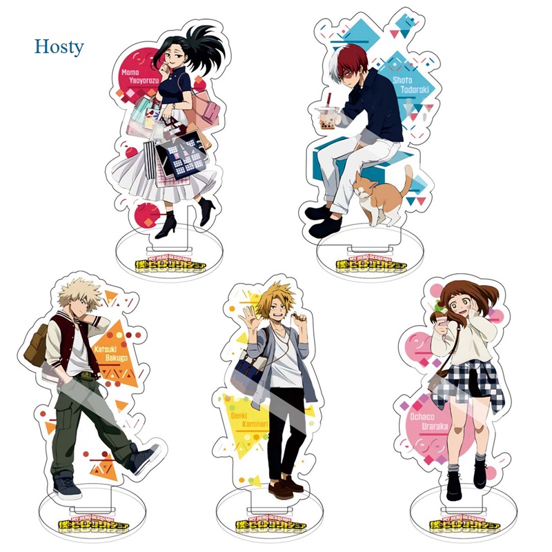 Hosty Japan Anime My Hero Academia Acrylic Stand Model Plate Keychain ...