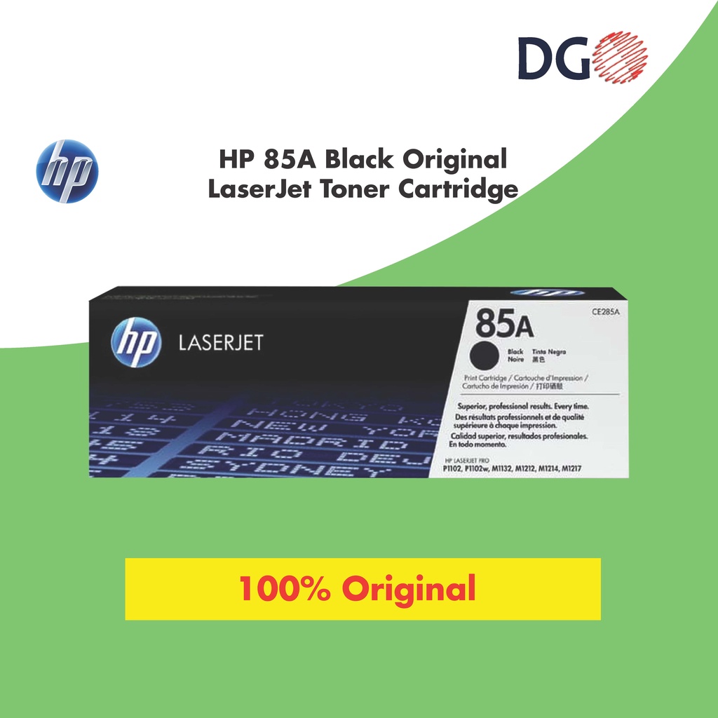 ORIGINAL HP CE 285A ( 85A) 285 BLACK TONER CARTRIDGE FOR LaserJet P1102 ...
