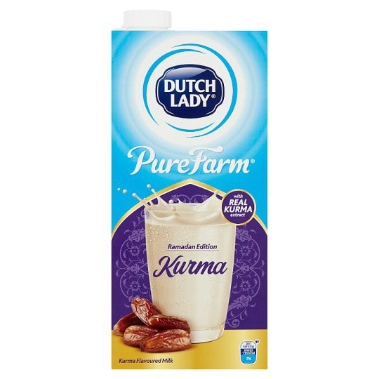 Dutch Lady Pure Farm Kurma Flavoured Milk 1 Liter | Shopee Malaysia