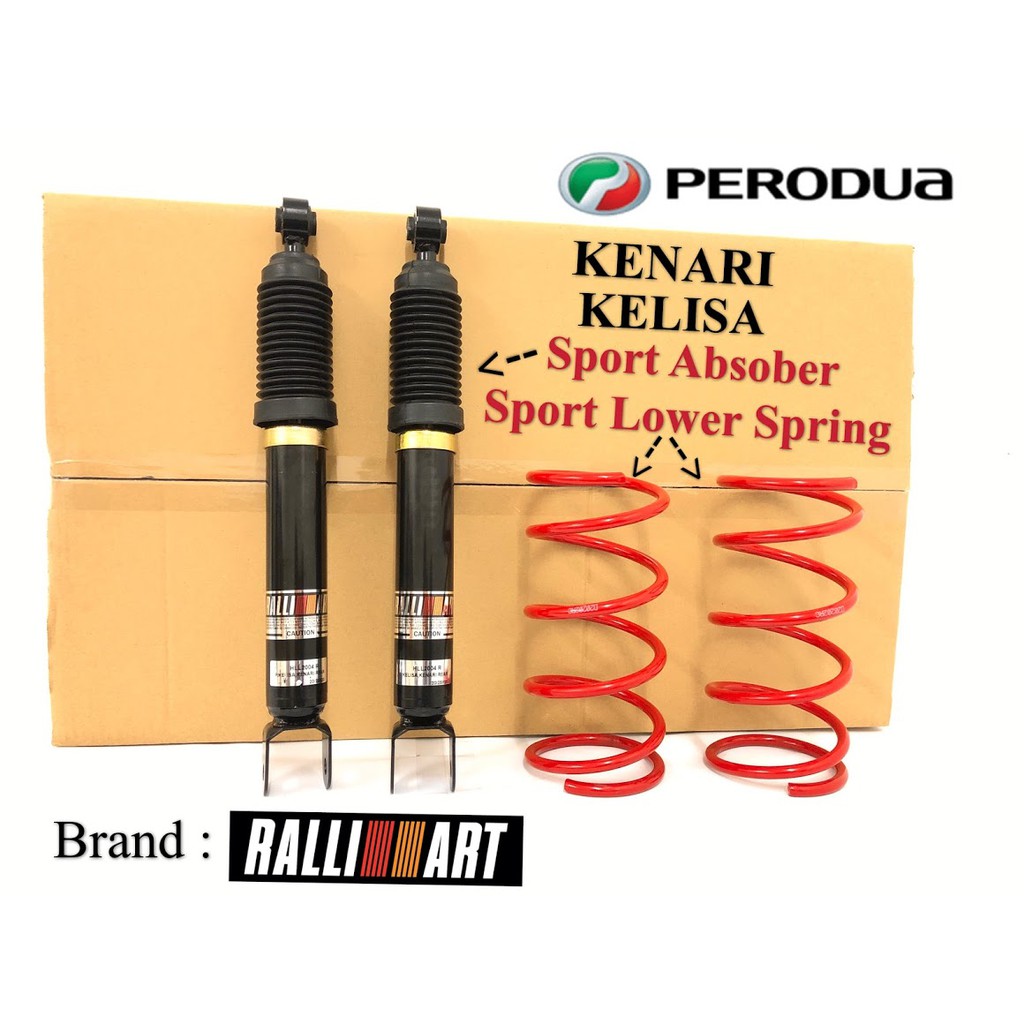 RALLIART KENARI & KELISA ADJUSTABLE ABSORBER HI LOW COILOVER | Shopee ...
