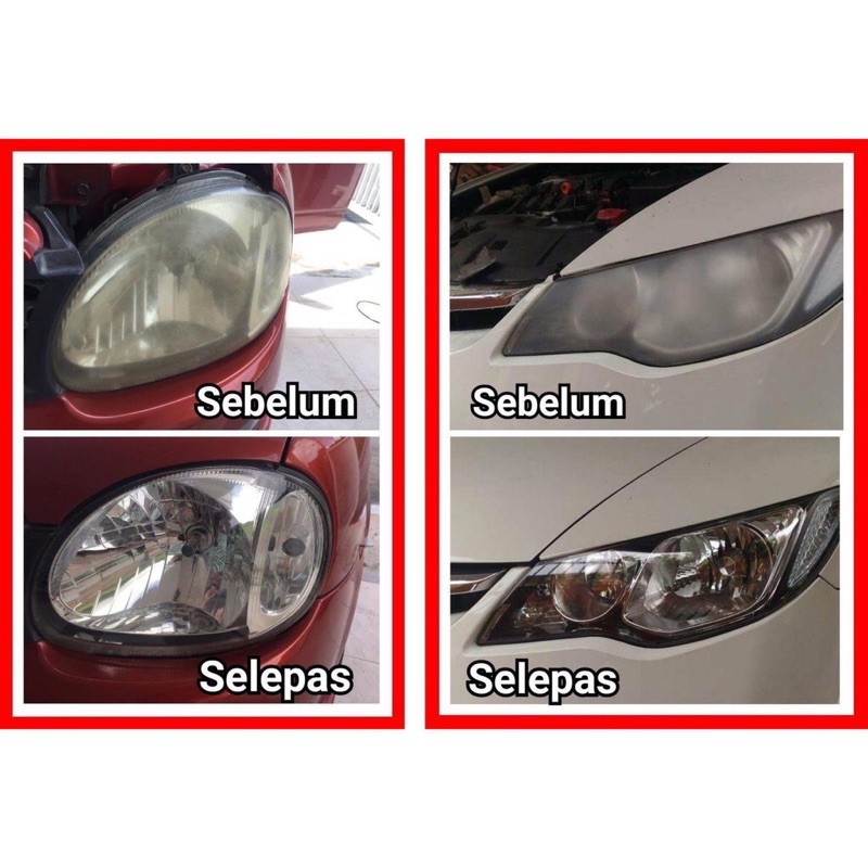 HEADLAMP RESTORATION HEADLIGHT RESTORATION HEADLAMP COATING CAR COATING ...