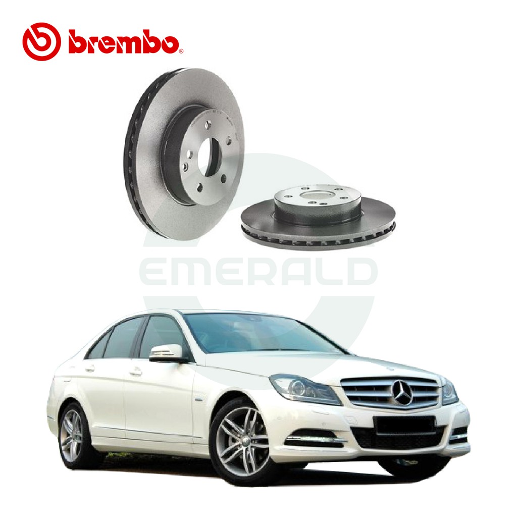 BREMBO Front Discs (2pcs) - Compatible with Mercedes C-Class W204 C200,C250, C-Class W212 E200 ...