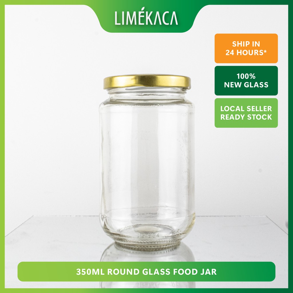 💥 READY STOCK HARGA BORONG💥 350ml* RJ-634 / JG-634 Round Glass Food Jar ...